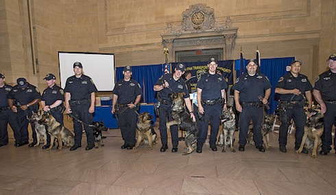 PHOTOS: Eight new canines join MTA Police Department – QNS