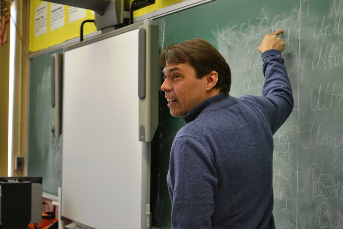 Award-winning Queens author Paul Volponi teaches Cardozo students ...