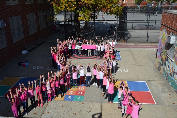 PHOTOS: Students at Bayside’s P.S. 46 go pink for breast cancer ...