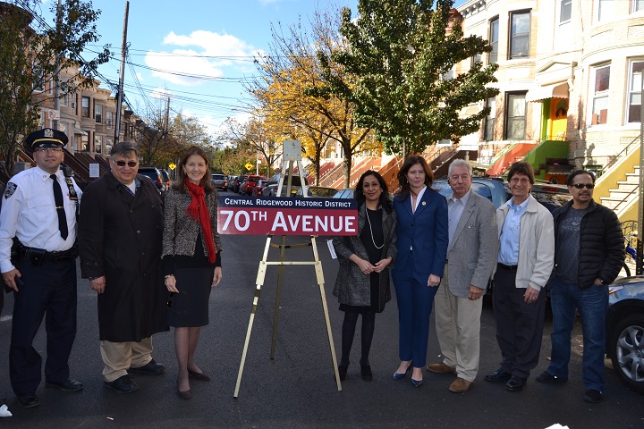 New street signs point the way through Ridgewood’s newest historic ...
