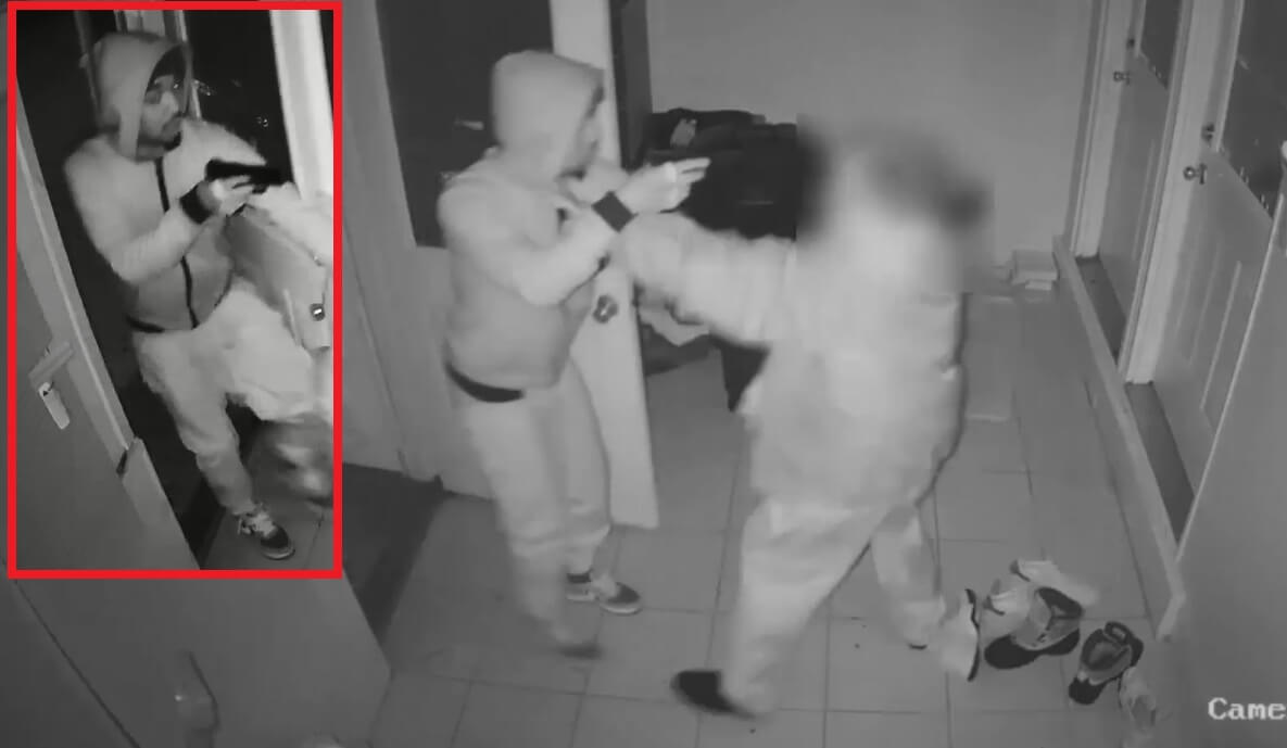 Dramatic video shows gun-toting man assaulting victim of home invasion ...