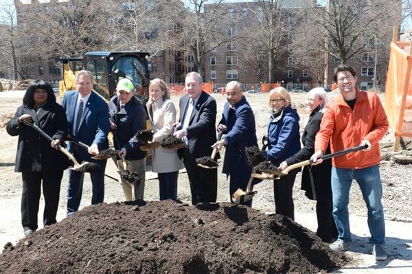 Officials hold ground-breaking ceremony for Travers Park reconstruction ...