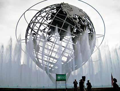 Unisphere fountain turns on waterworks – QNS