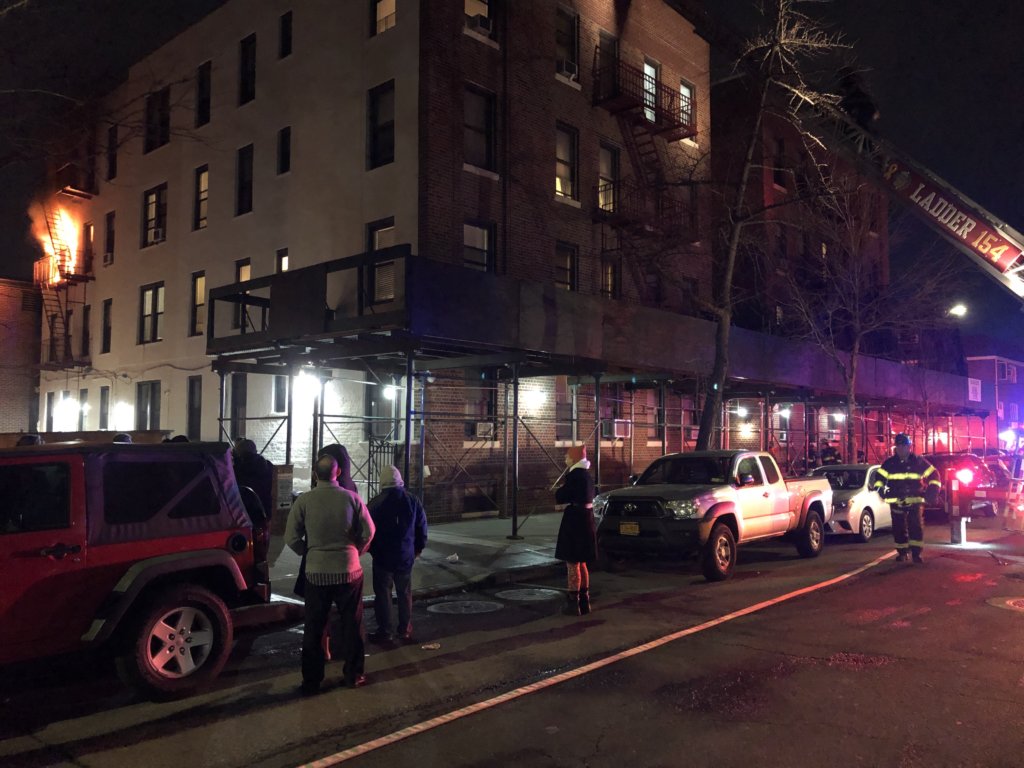 Flames rip through four-story apartment house in Astoria – QNS.com