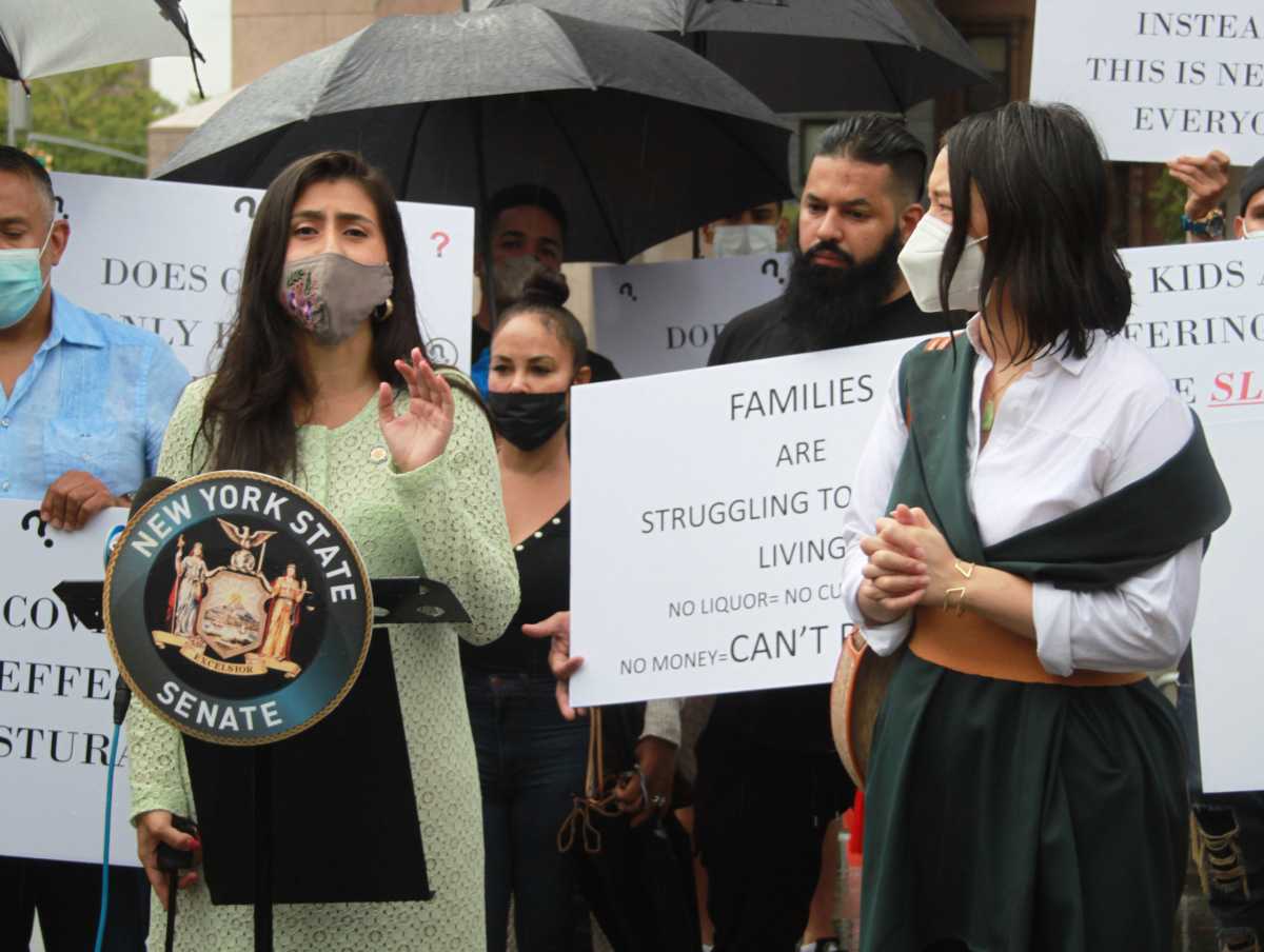 Queens senator joins small business owners to speak out against ...