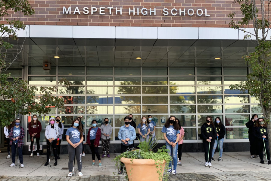 Maspeth High School’s ‘Maspeth Making a Difference’ club encourages students to clean up ...