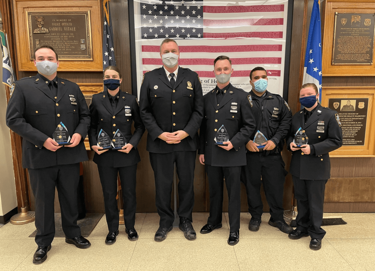 109th Precinct Community Council recognizes five police officers with ...