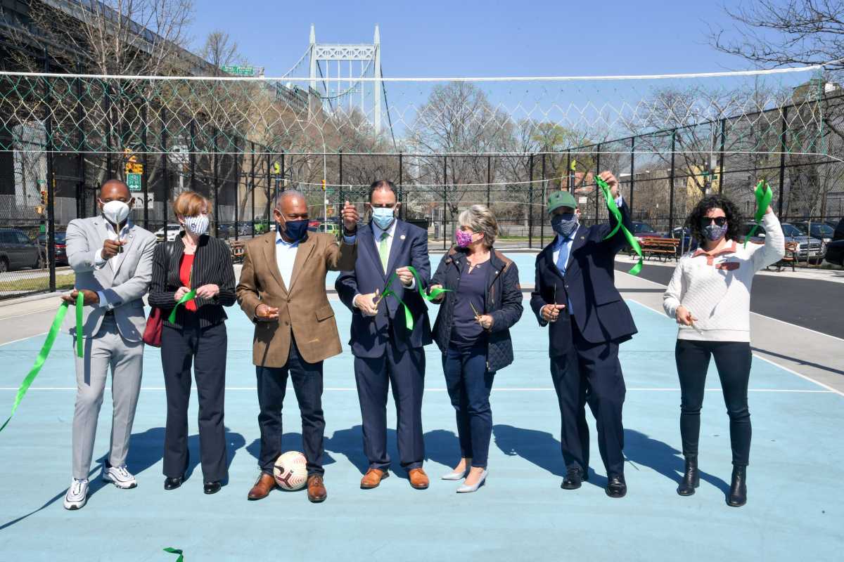 Officials cut ribbon at Astoria’s Chappetto Square following $4.5 ...