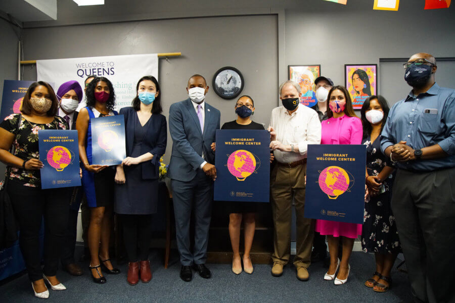 Richards celebrates opening of new Immigrant Welcome Center at Queens ...