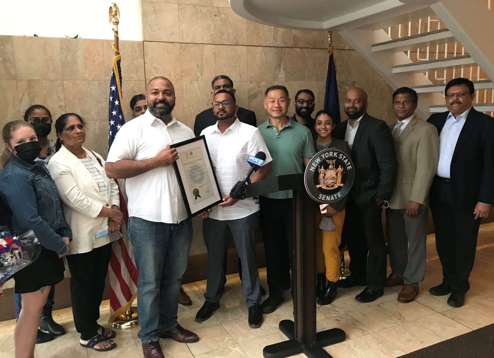 MTA train operator awarded for heroism after stopping Long Island City ...