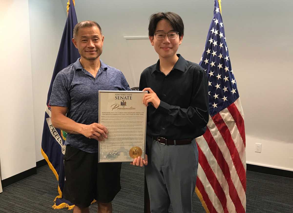 Bayside teen awarded Senate proclamation for virtual tutoring nonprofit ...