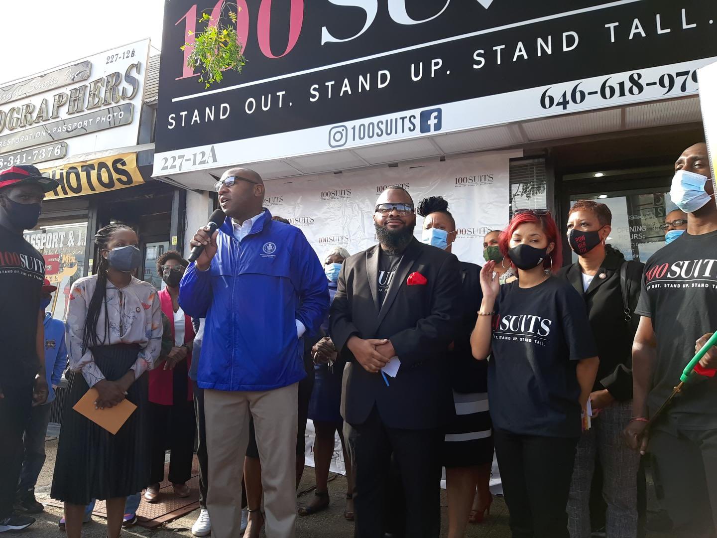 100 Suits for 100 Men celebrates expansion in Queens – QNS.com