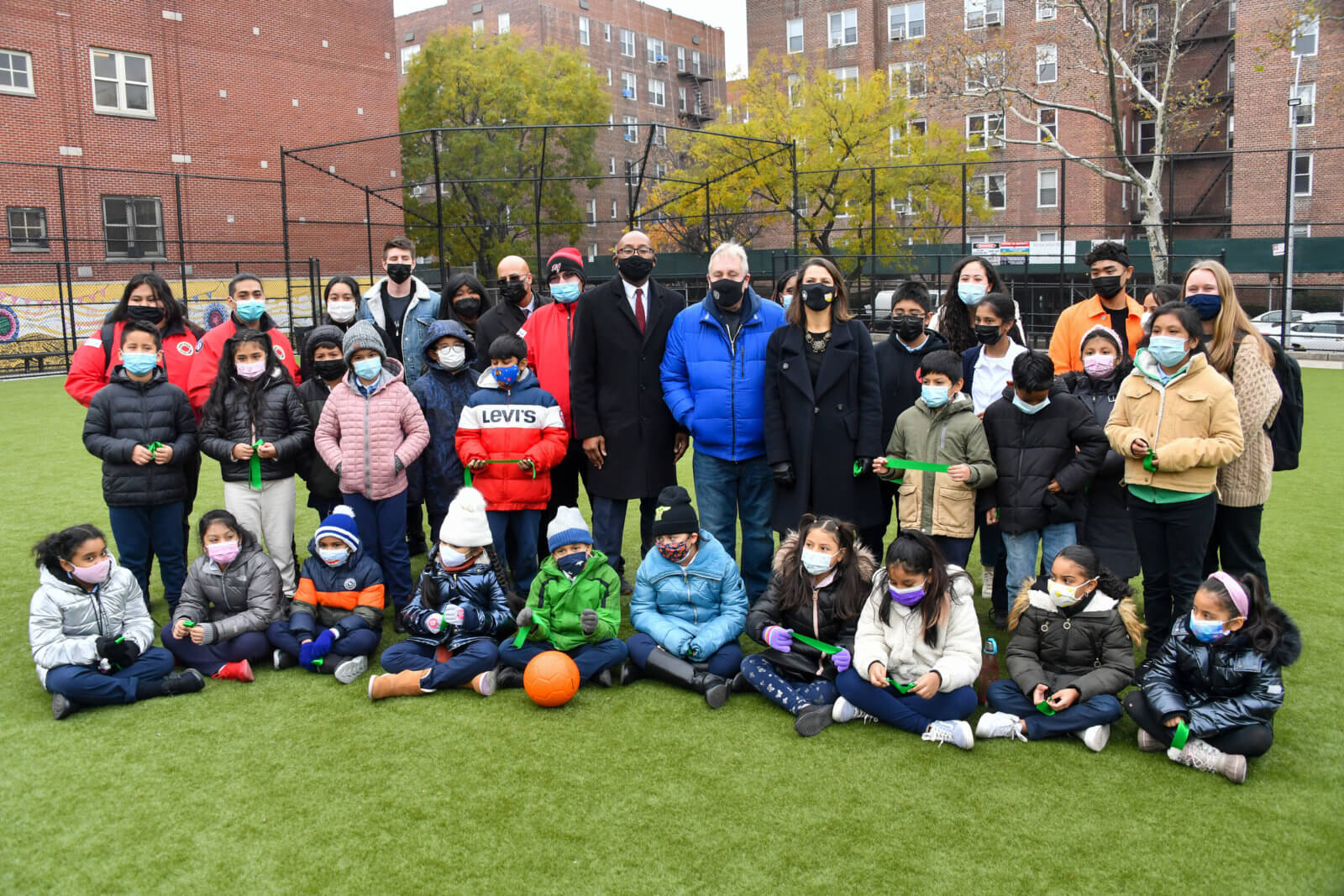 NYC Parks celebrates new synthetic turf field at Northern Playground in ...
