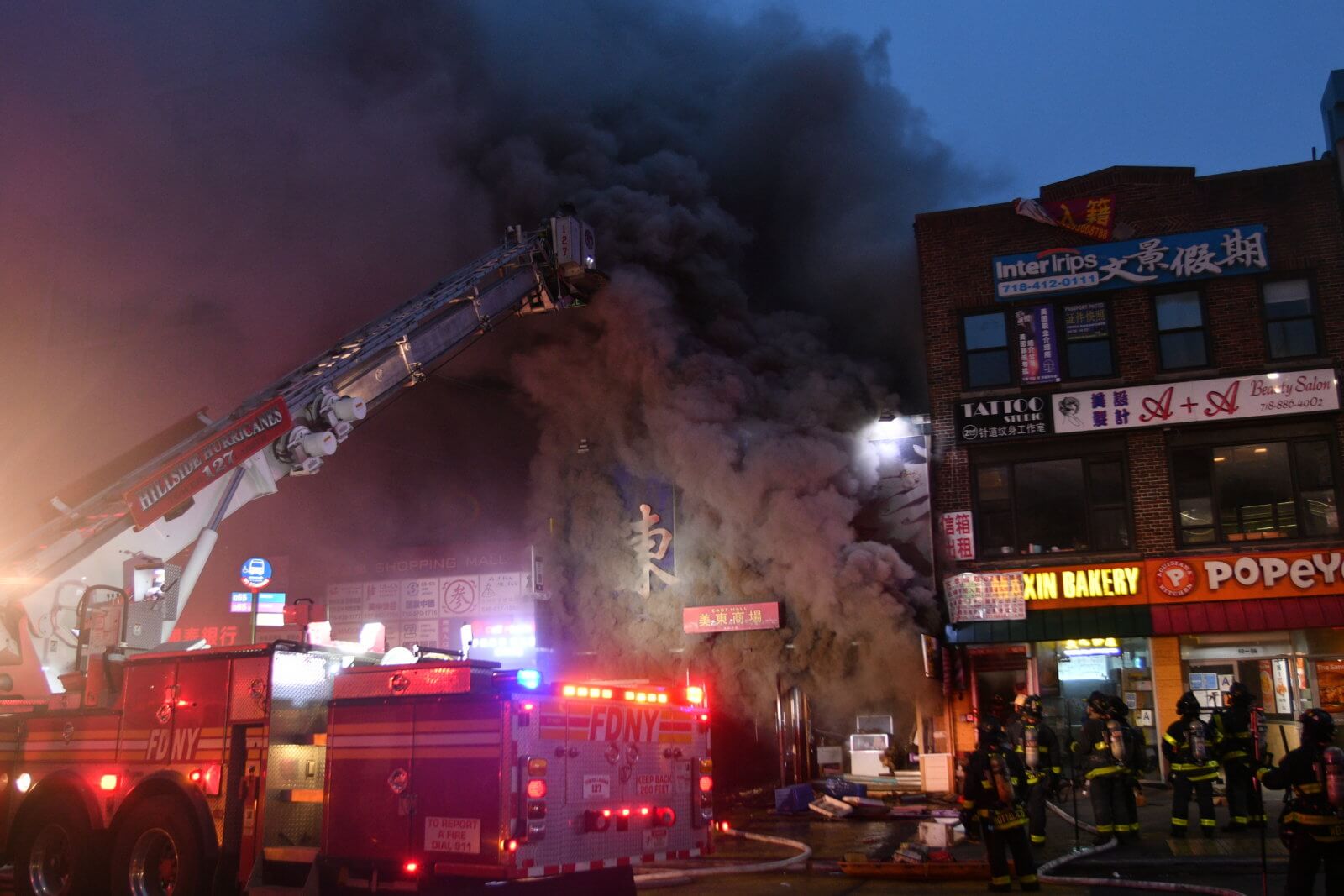 Five-alarm fire leads to ‘severe damage’ to building on Flushing’s Main ...