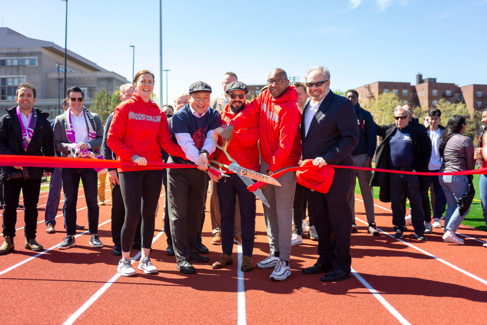 Queens College unveils $9.8 million renovated athletics fields with ...