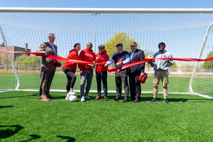 Queens College unveils $9.8 million renovated athletics fields with ...