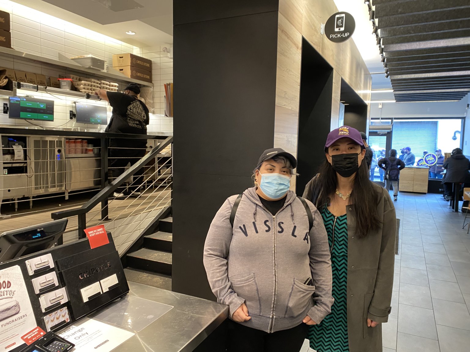 Flushing Chipotle worker reports for first shift after allegedly being ...