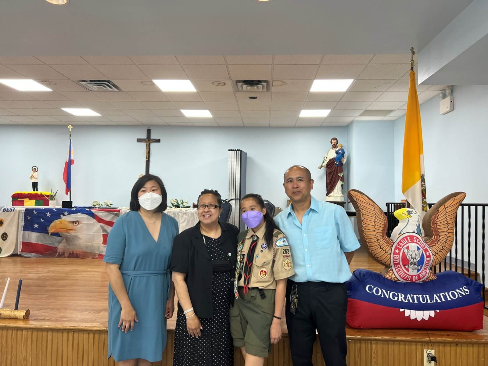 Congresswoman Meng honors Fresh Meadows resident as first female Eagle ...