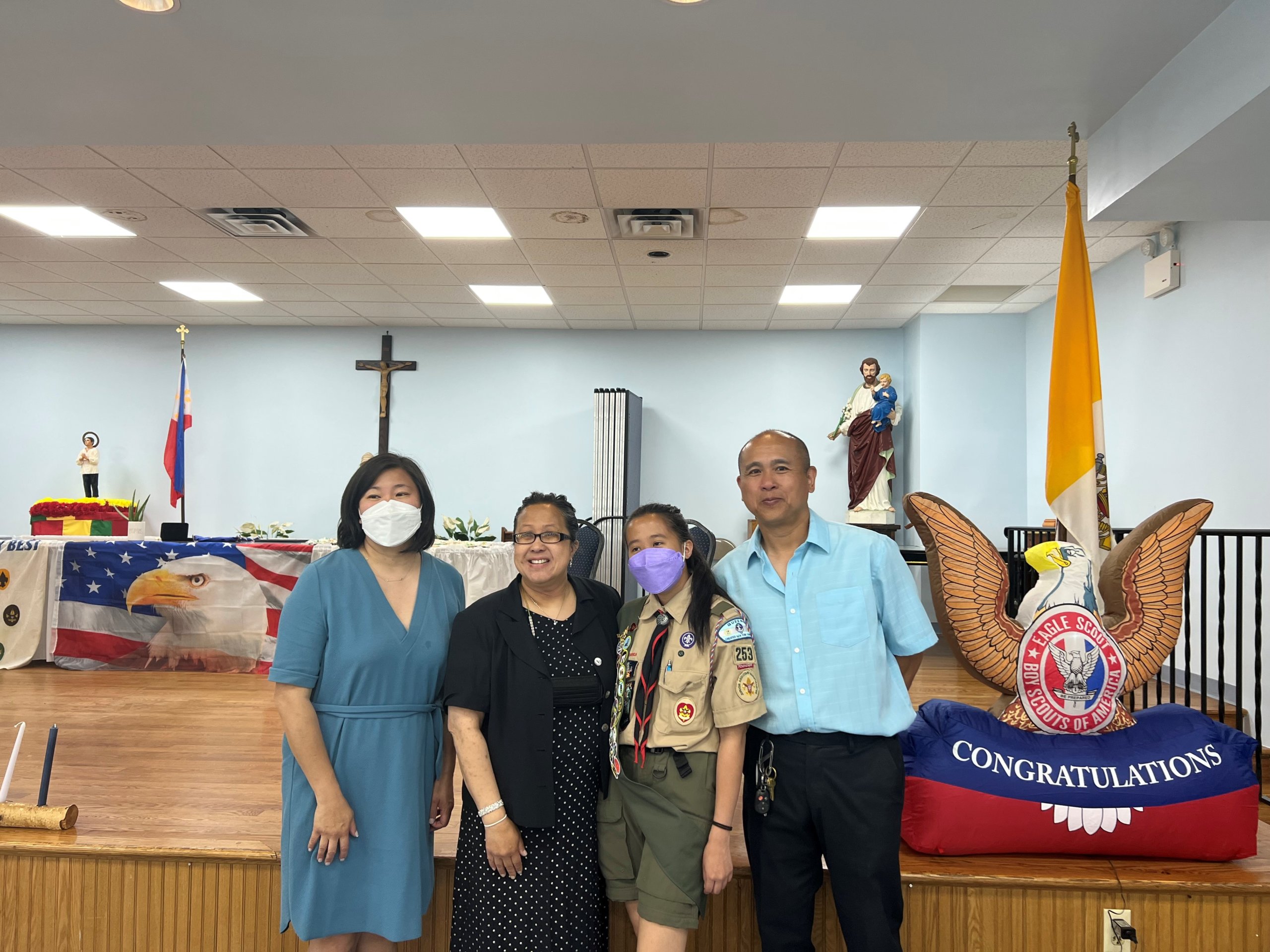 Congresswoman Meng honors Fresh Meadows resident as first female Eagle ...