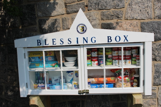 Bayside church unveils blessing box to help fight food insecurity in ...