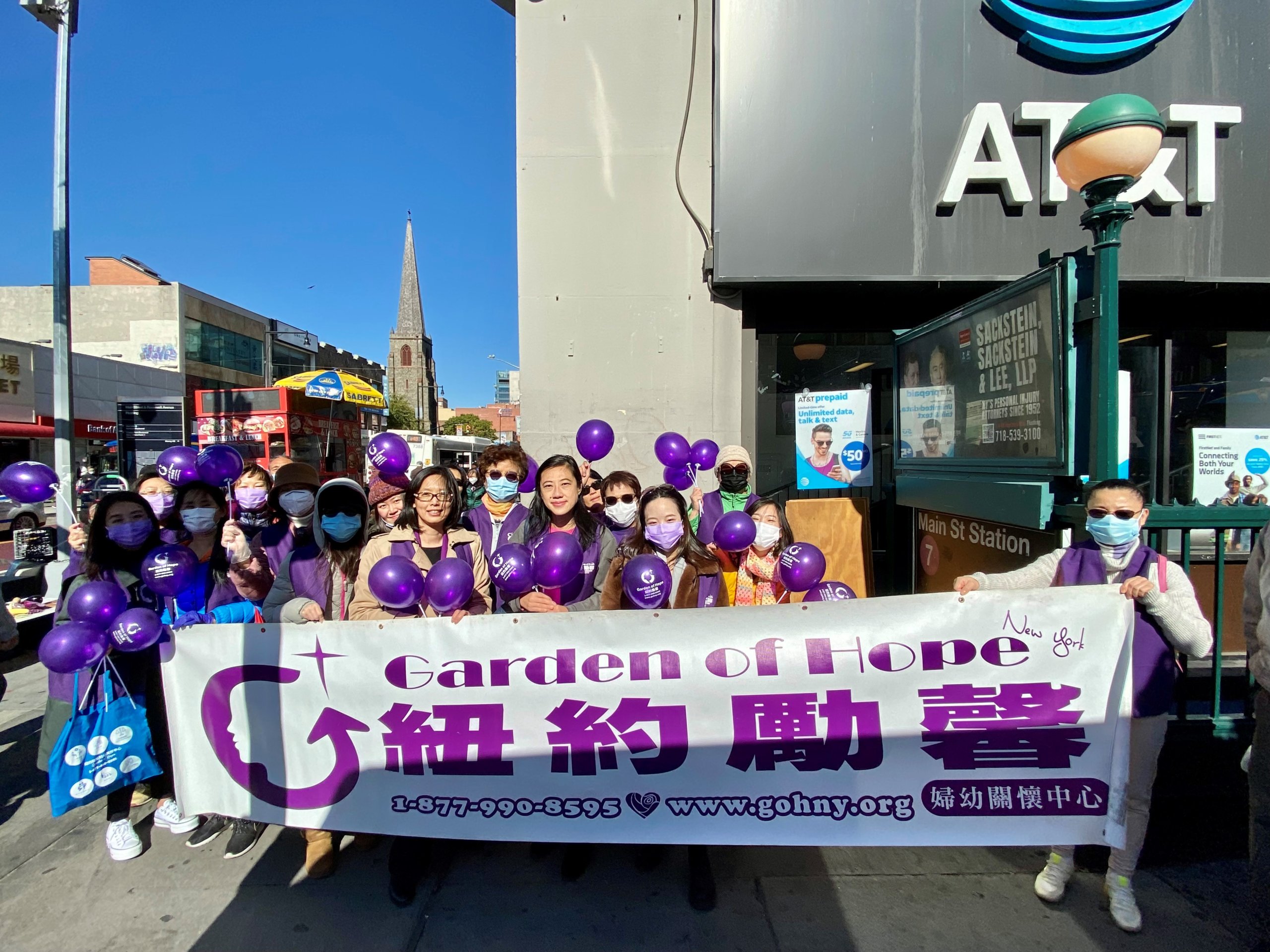 Flushing lawmaker joins Garden of Hope to mark ‘NYC Go Purple Day ...