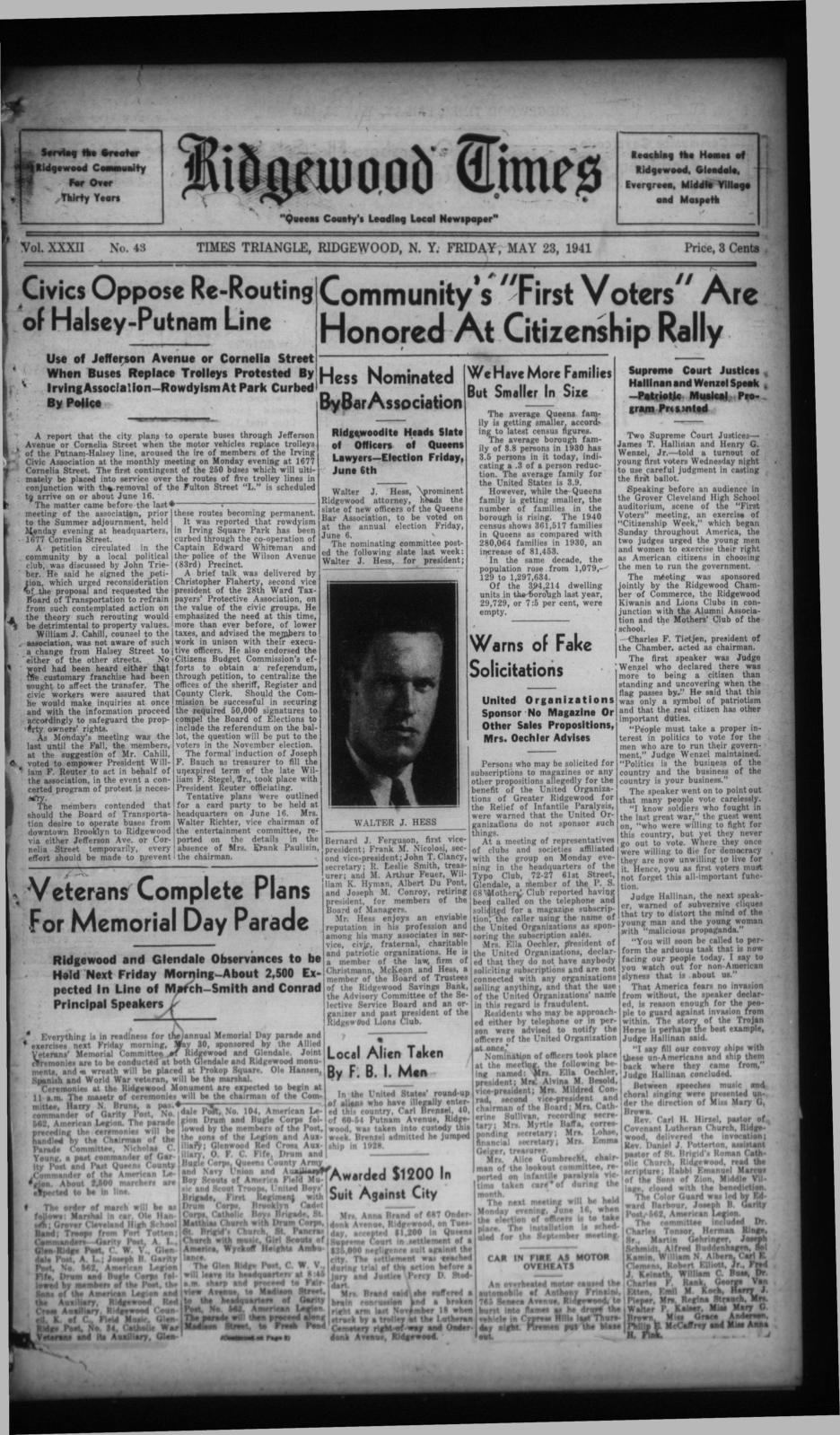 Ridgewood Times: May 23, 1941 – QNS.com
