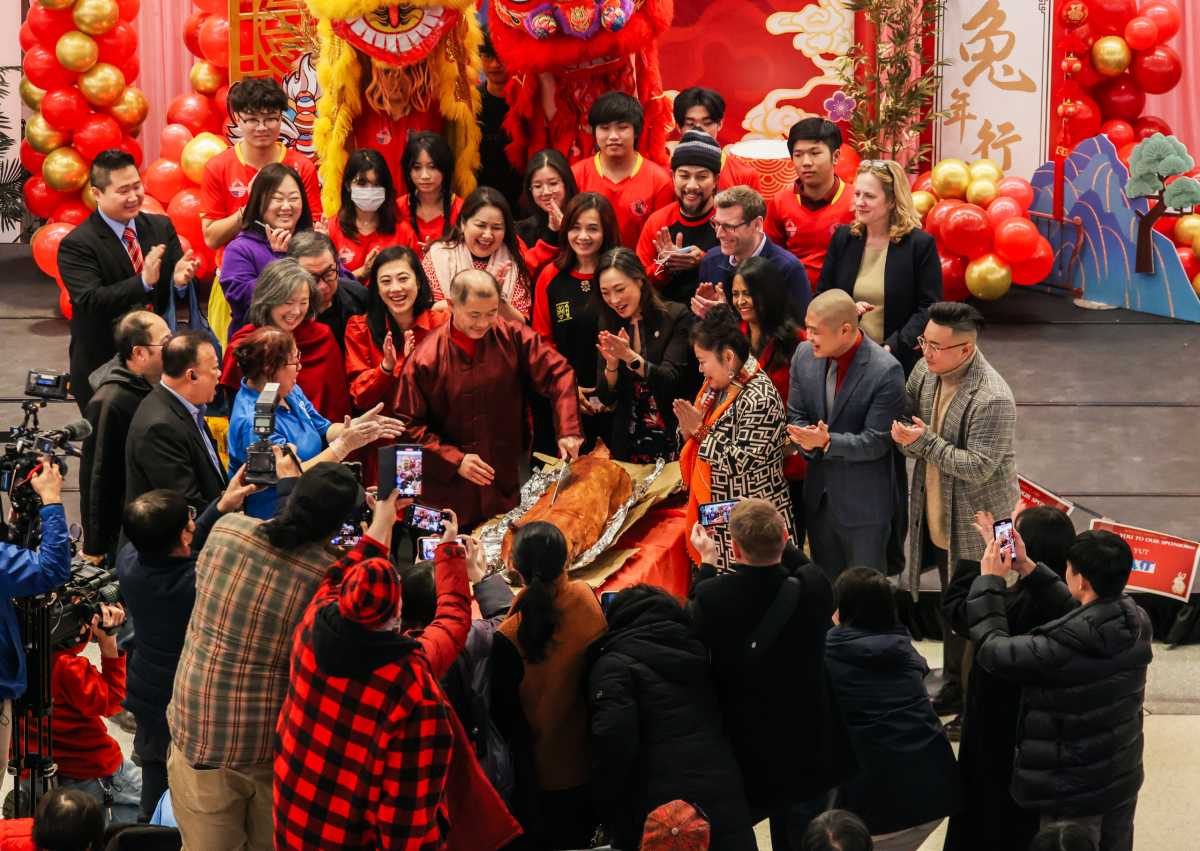 Queens senator holds Lunar New Year celebration at Tangram in Flushing ...