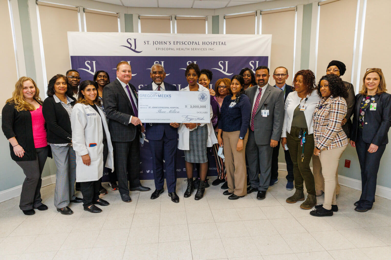 Meeks delivers $3 million in federal funding to St. John’s Episcopal ...