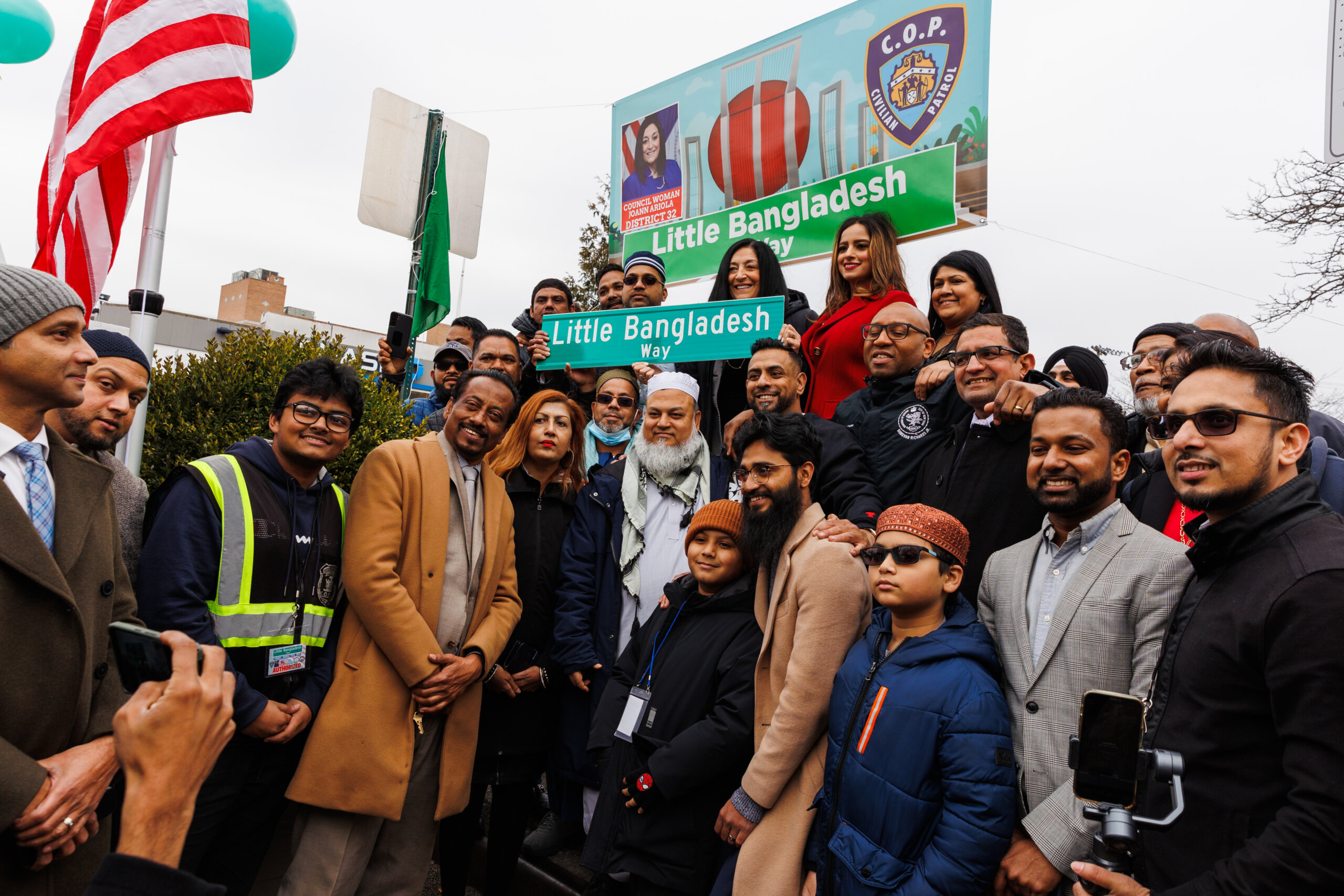 Queens community members celebrate street sign unveiling of ‘Little ...