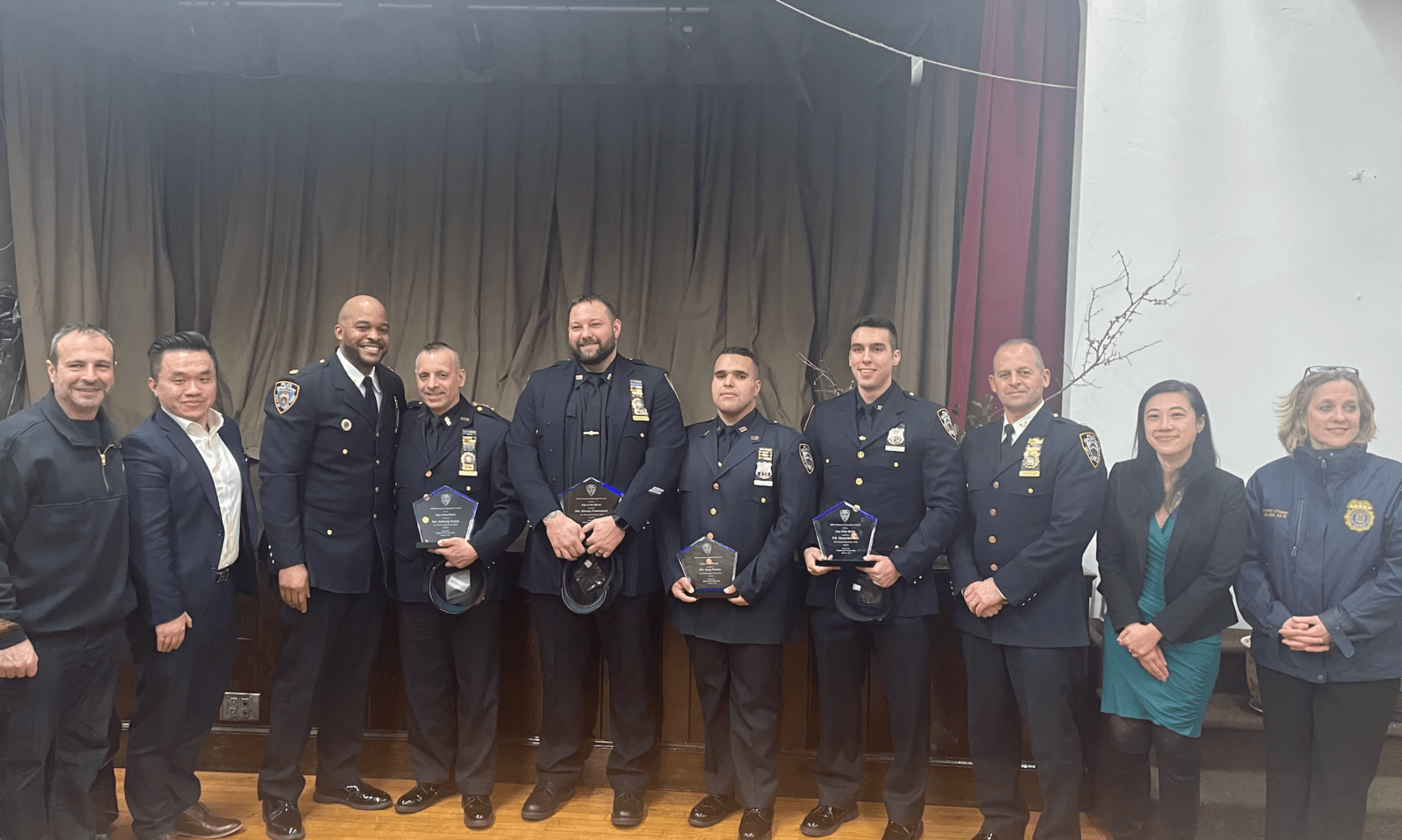 109th Precinct Community Council recognizes four police officers with ...