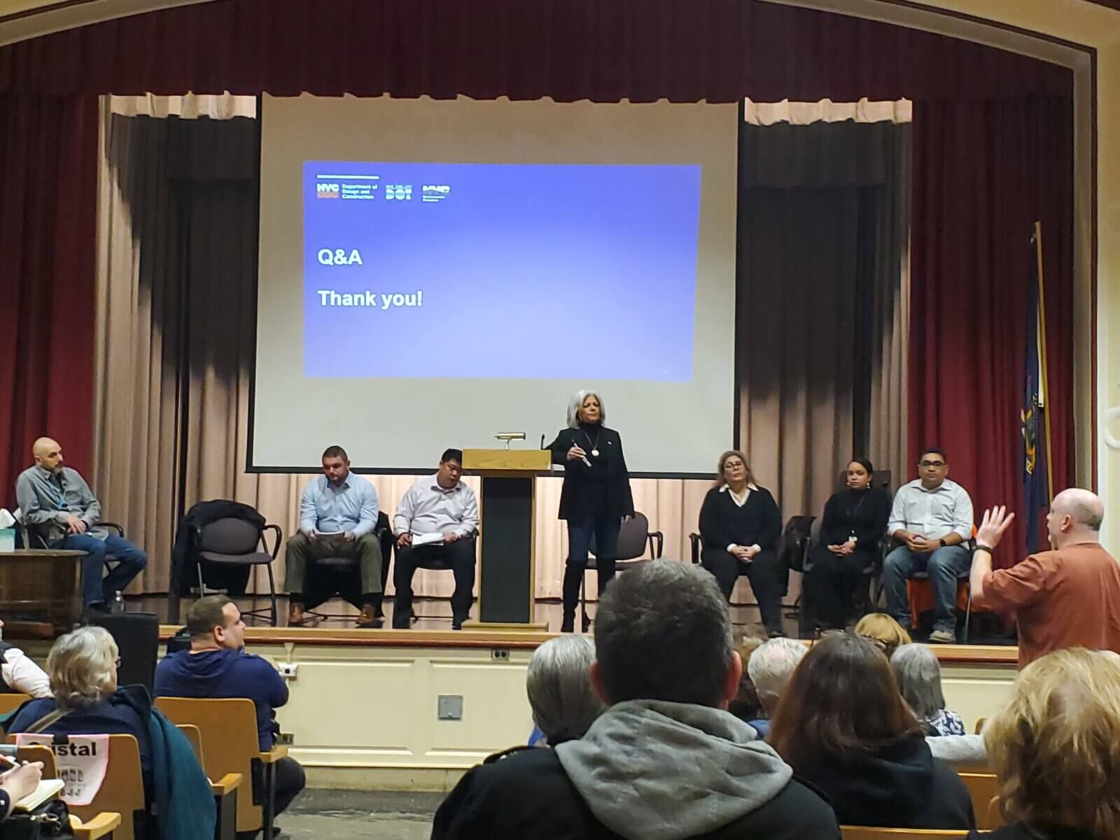 Paladino leads town hall discussion regarding ongoing construction ...