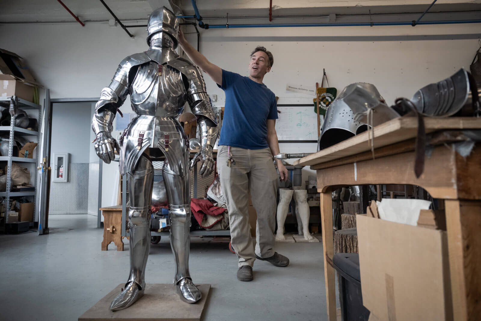 Visitors learn how to build a ‘knight in shining armor’ at Ridgewood ...