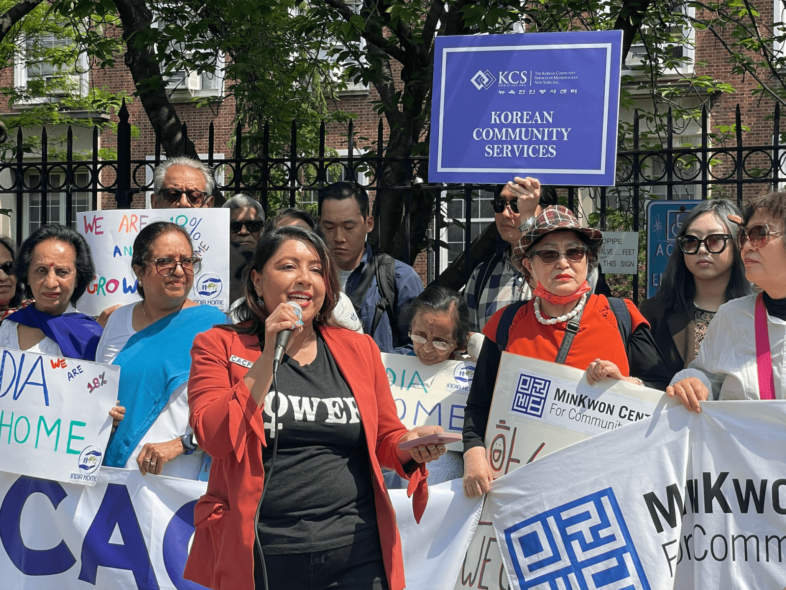AAPI groups rally at Queens Borough Hall, call for ‘fair, inclusive and ...