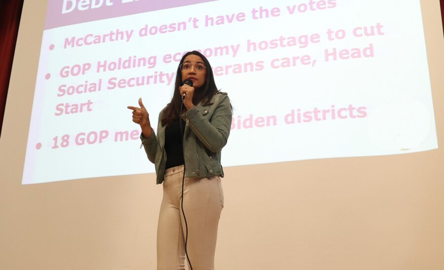 AOC discusses debt limit, immigration in NYC and funding local projects ...