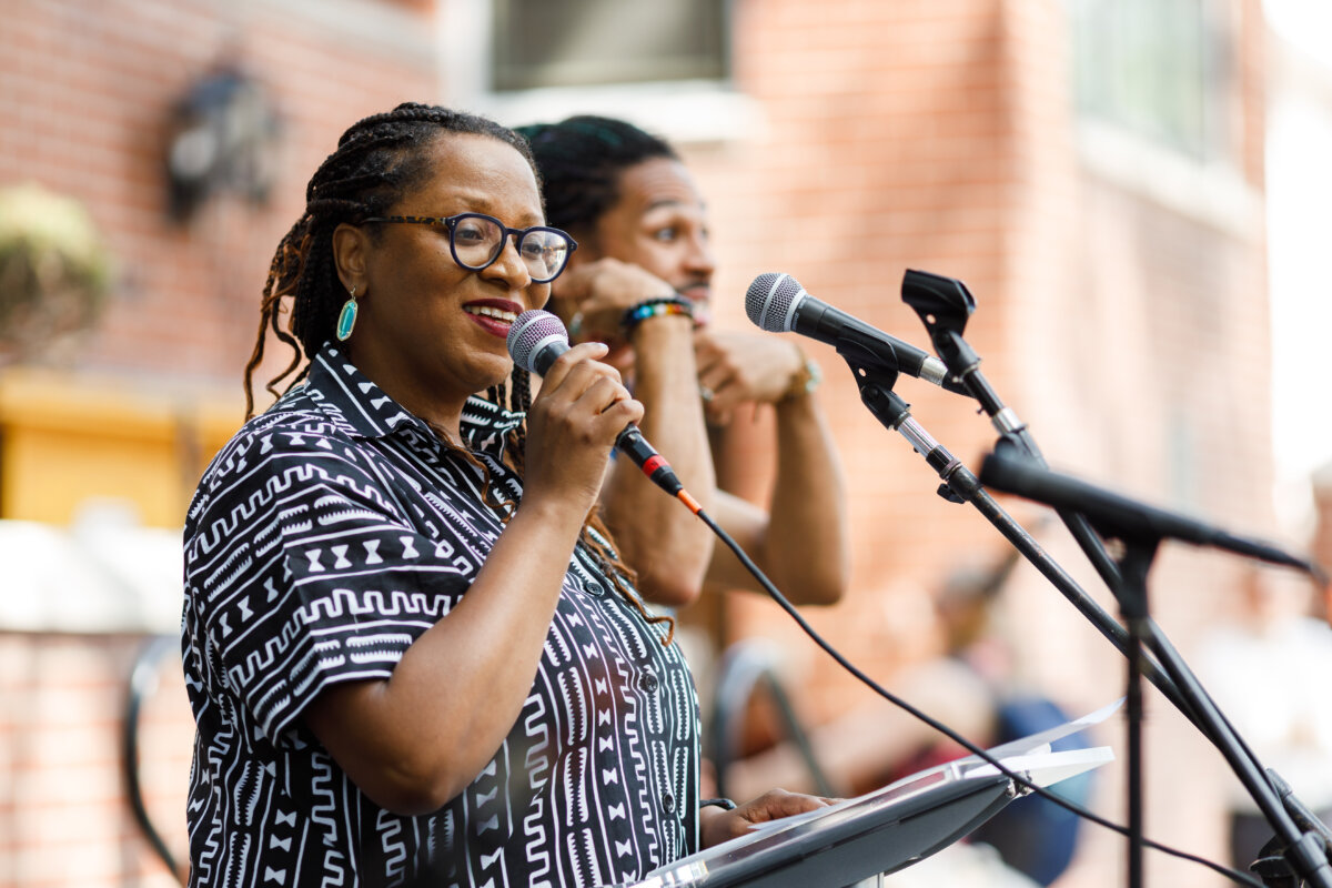 Award-winning author leaves book tour to attend opening of Louis ...