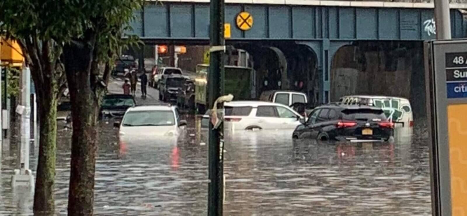 Heavy rain drenches Queens neighborhoods, causing extreme flash ...