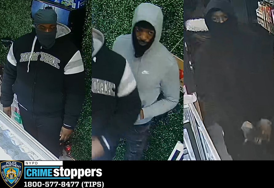 Four men sought in armed robbery spree targeting Queens businesses in ...