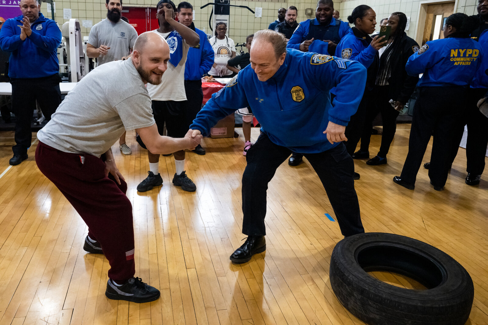 NYPD Community Affairs Bureau hosts powerlifting and basketball event ...