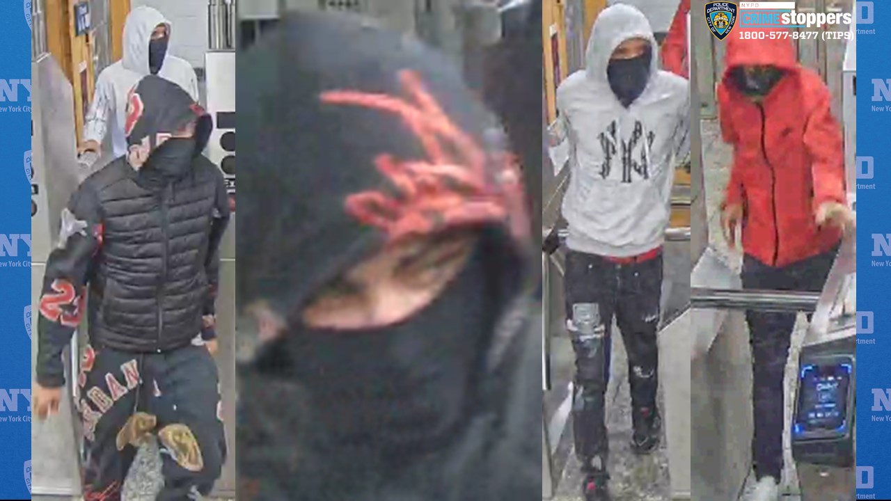 Three masked men sought for snatching gold chains from 7 train rider at ...