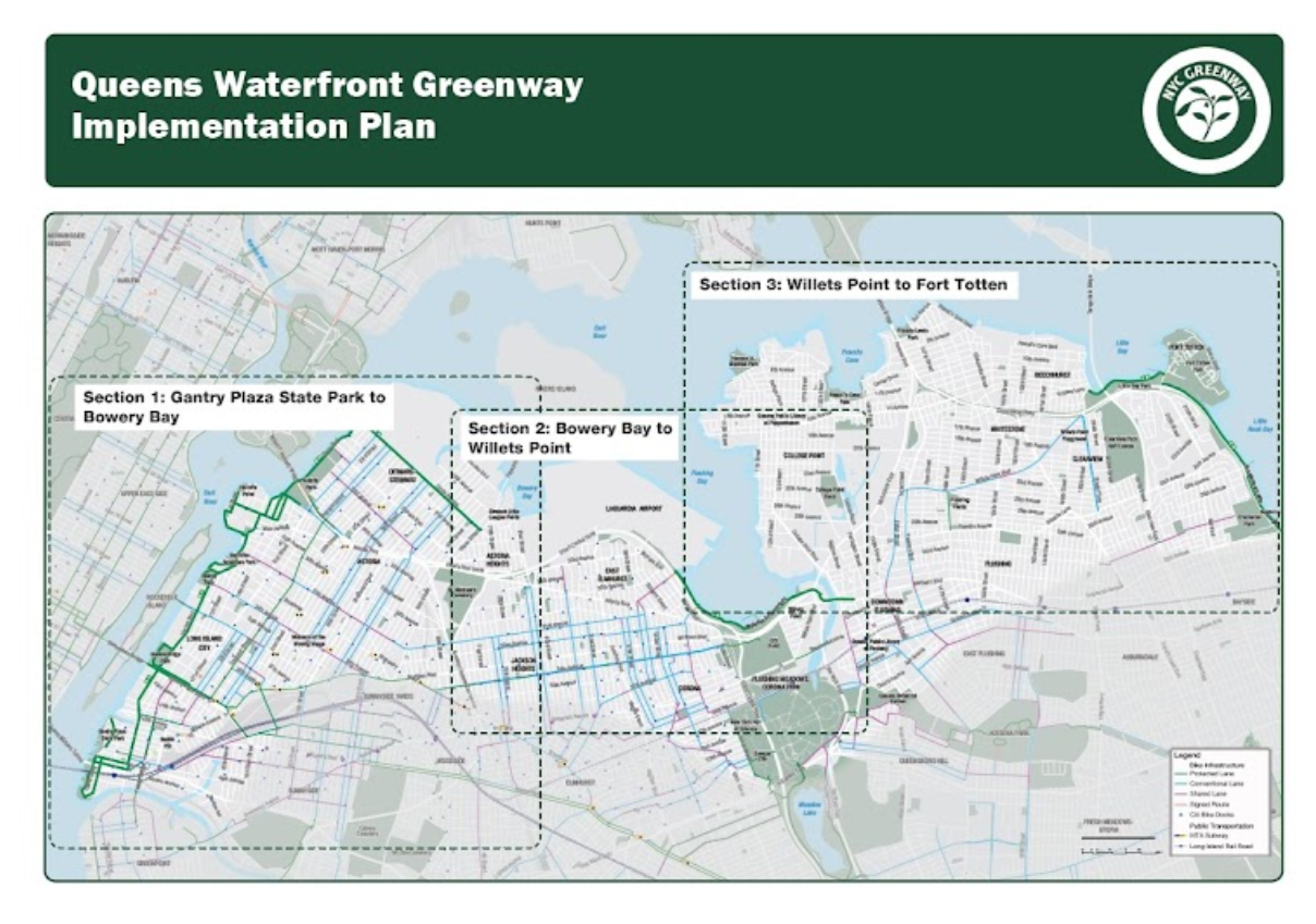 DOT announces community workshops for 16-mile Queens Waterfront ...