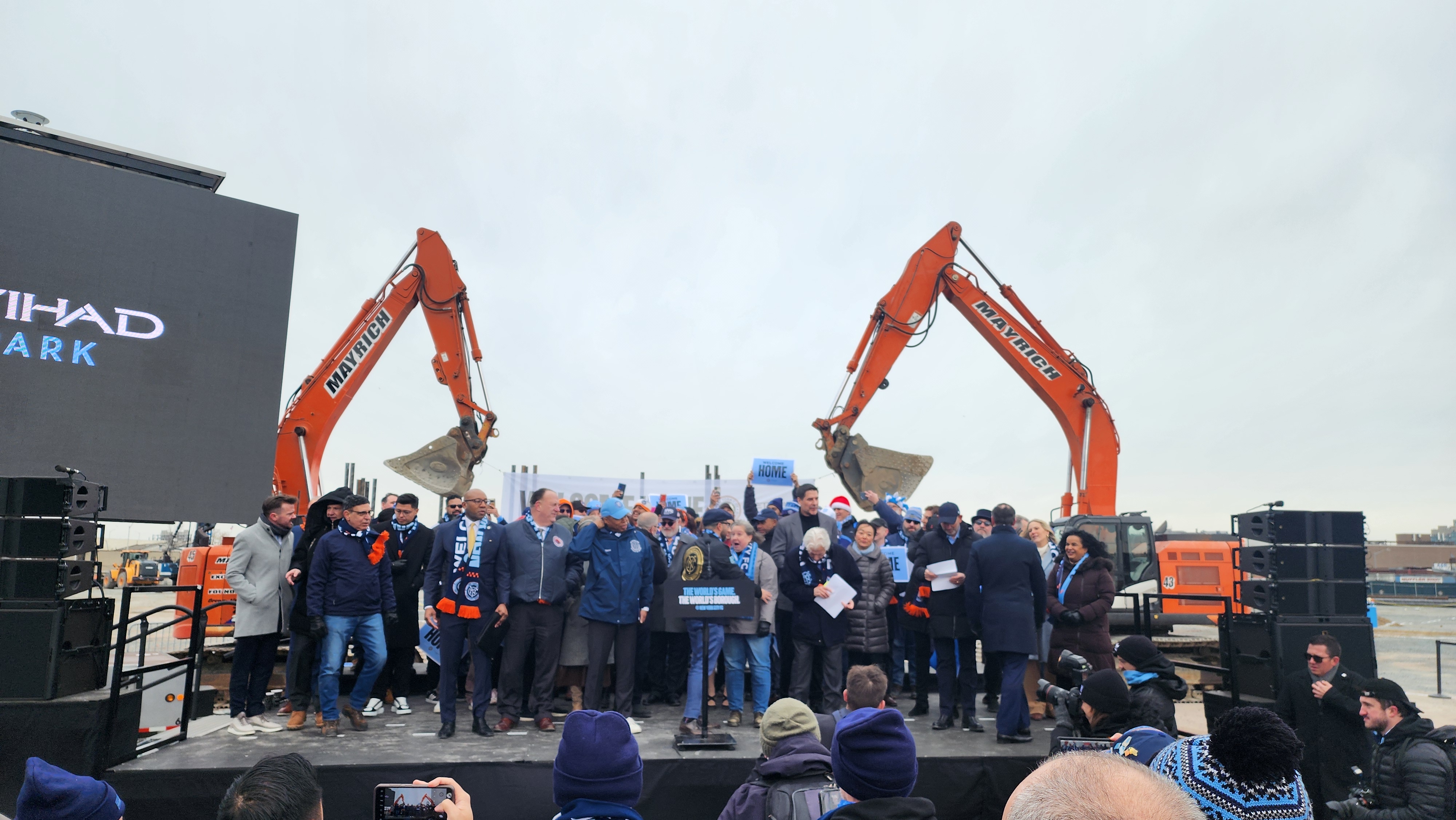 NYCFC breaks ground on Etihad Park, NYC’s first soccer-specific stadium ...