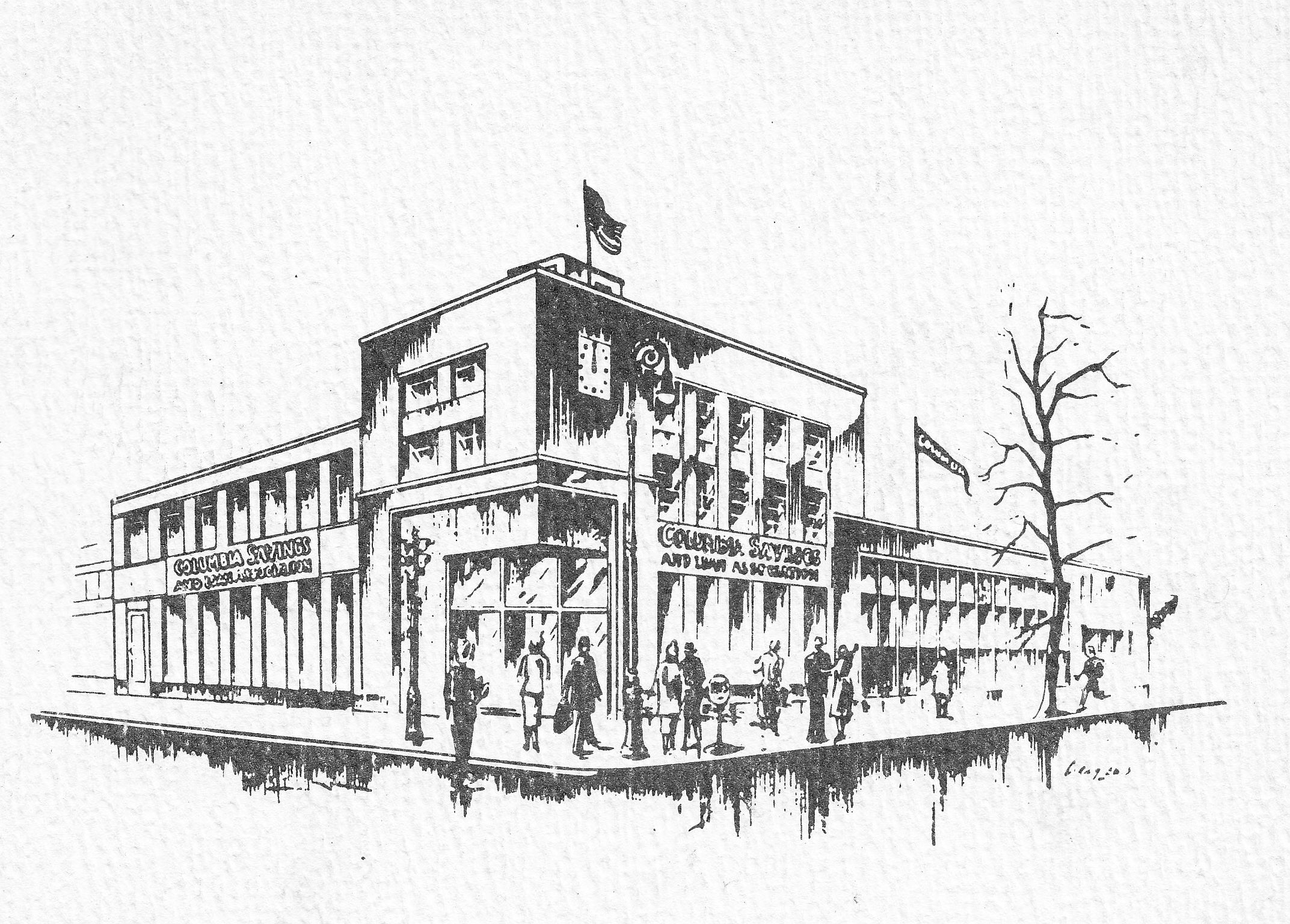 The Columbia Savings Bank clock: Our Neighborhood, The Way It Was – QNS