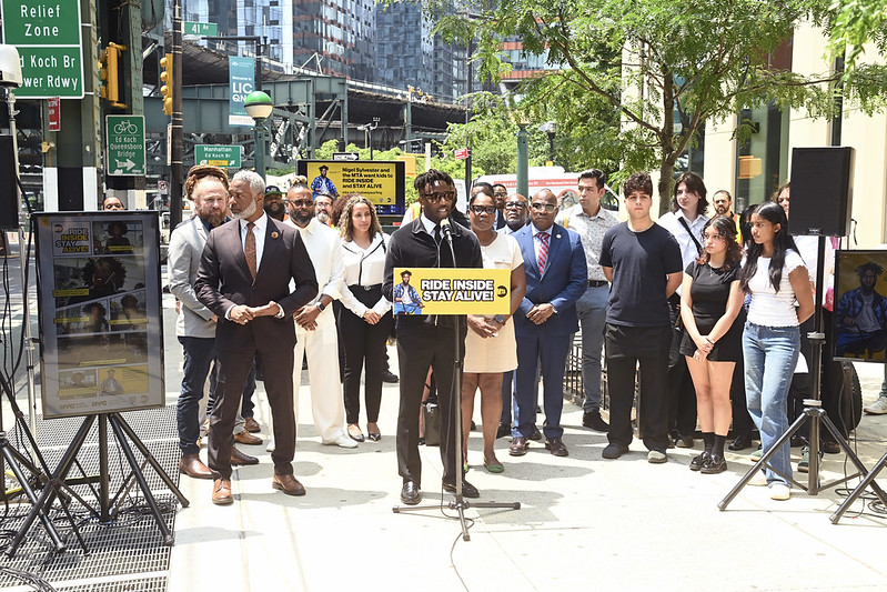 MTA expands ‘Ride Inside, Stay Alive’ campaign with Queens BMX athlete ...